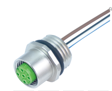 CAPSS UK Ltd | MURR M12 FEMALE FLANGE PLUG A CODED FRONT MOUNT PVC ...